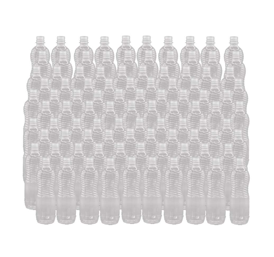 Pack 100 un botellas PET 500 cc desechable - Comercial De La Rivera
